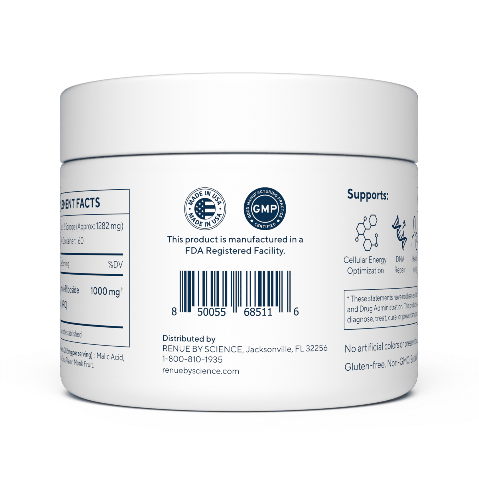 NR (Nicotinamide Riboside) Powder 1,000 mg - Smooth Taste Blend – Renue ...